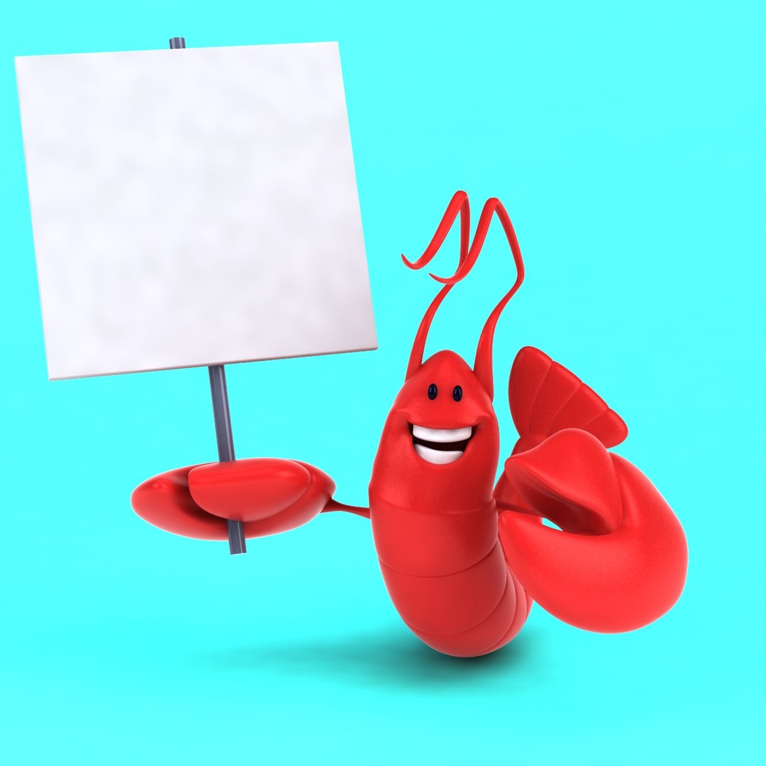 3D Fun Lobster ! Model - TurboSquid 1333596
