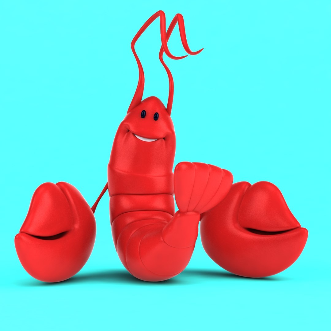 3D Fun Lobster ! Model - TurboSquid 1333596