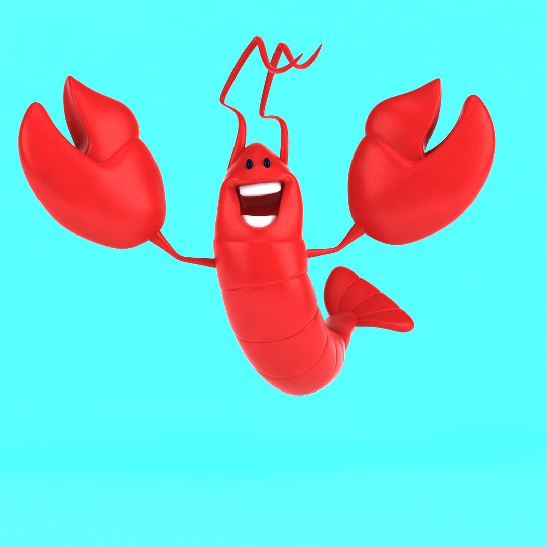3D Fun Lobster ! Model - TurboSquid 1333596