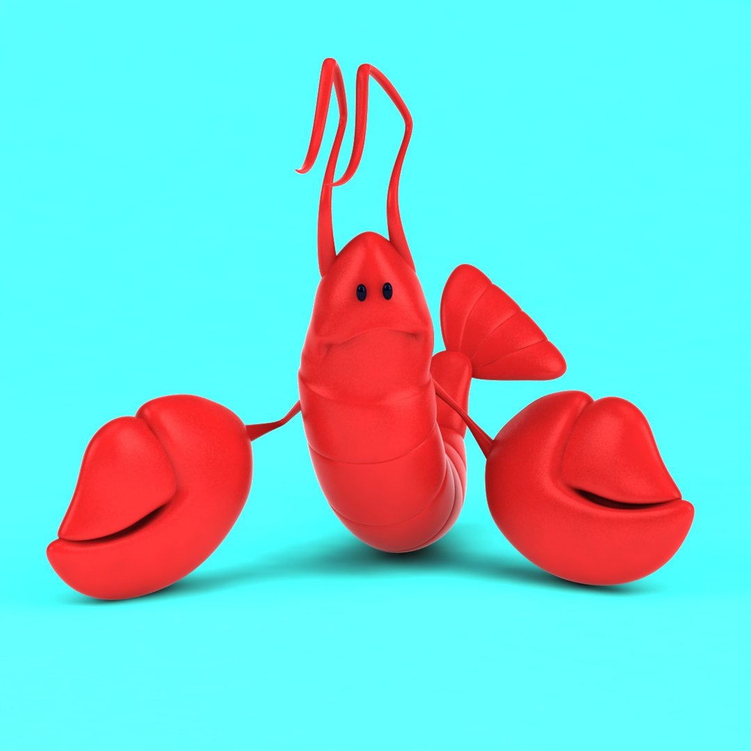 3D Fun Lobster ! Model - TurboSquid 1333596