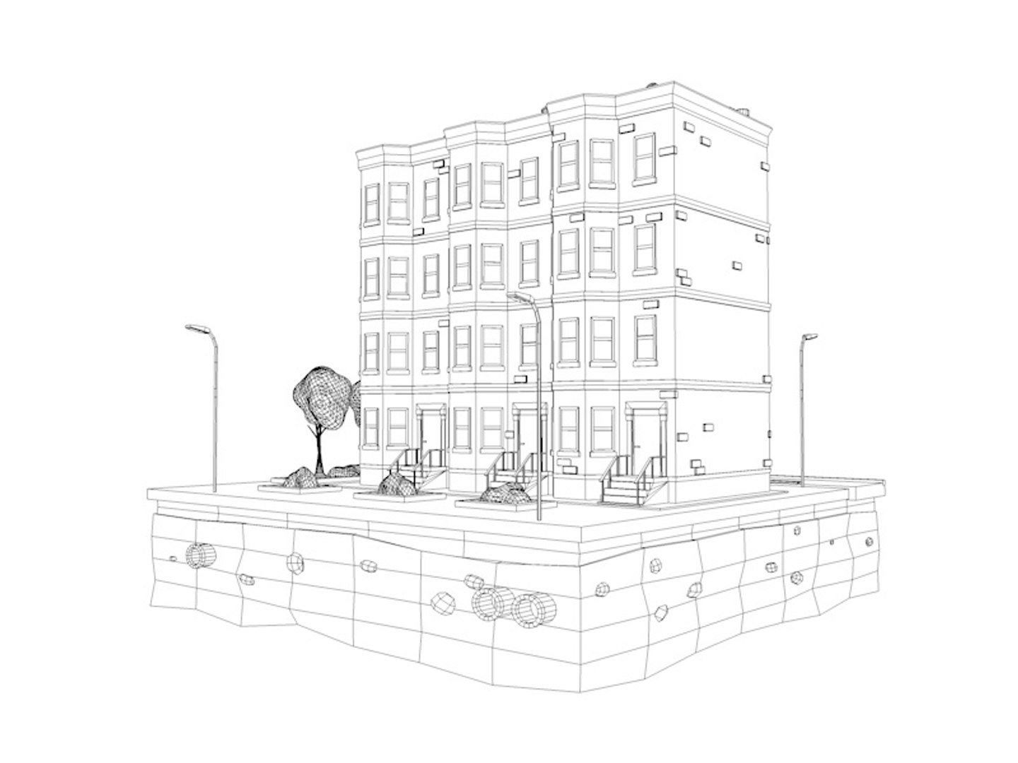 3D Model Design Cartoon Brooklyn - TurboSquid 1374766