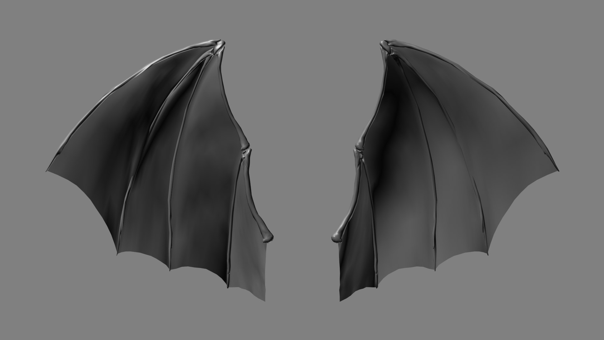 Demon Wing 3d Model