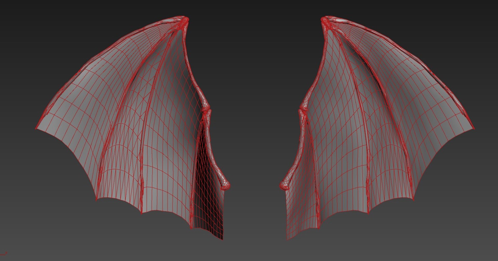 Demon Wing 3d Model