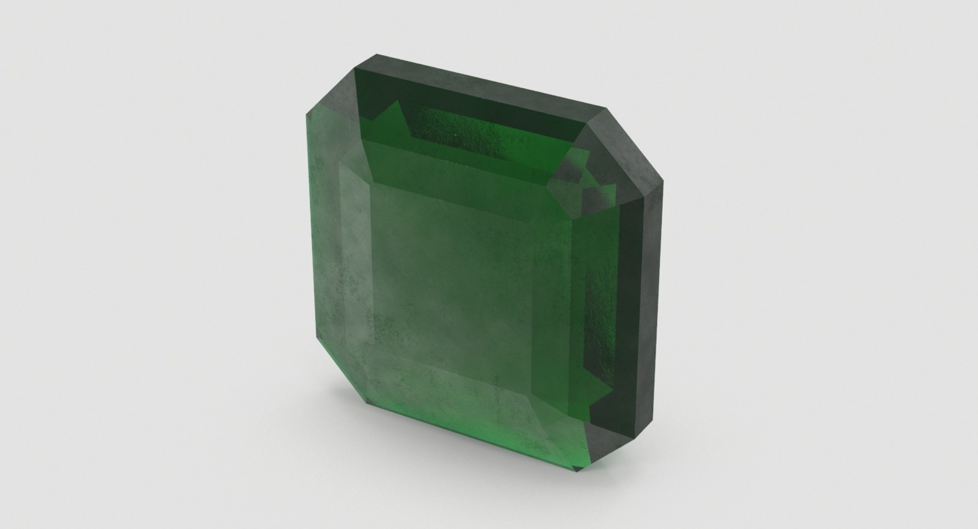 Square Emerald 3d Model