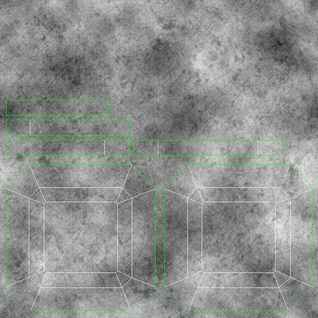 Square Emerald 3d Model