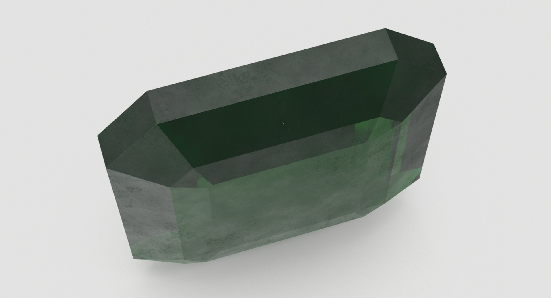 Square Emerald 3d Model