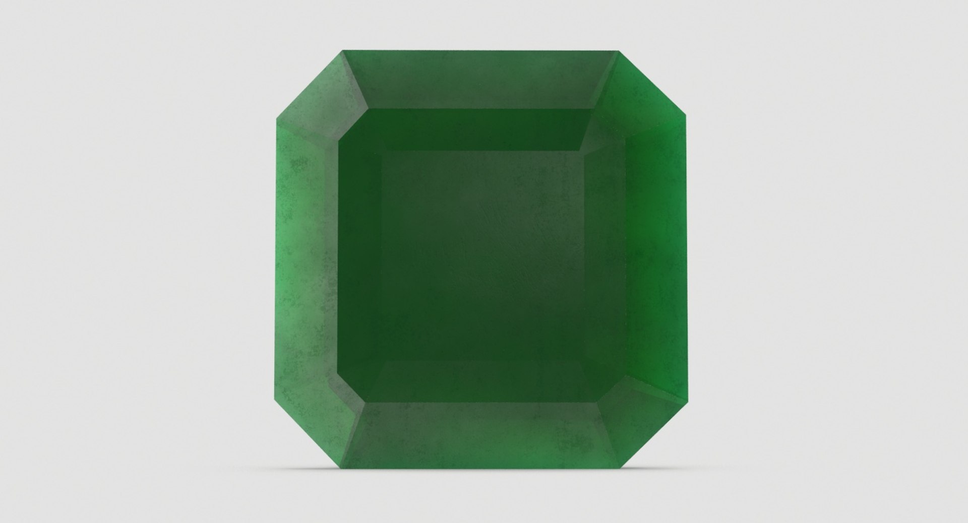 Square Emerald 3d Model