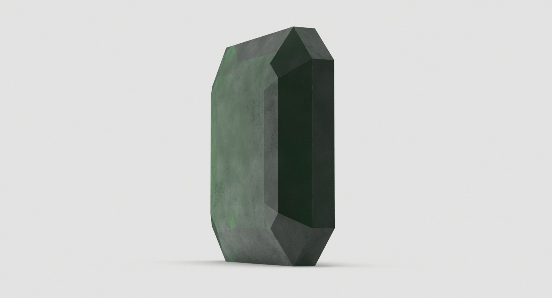 Square Emerald 3d Model