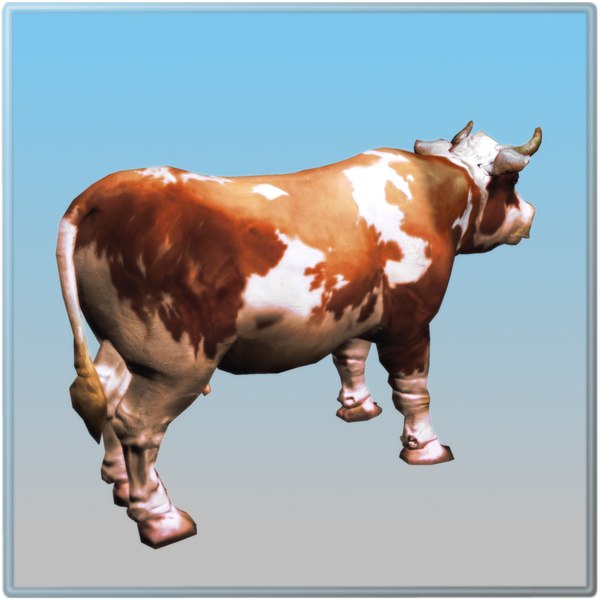 cow 3d model