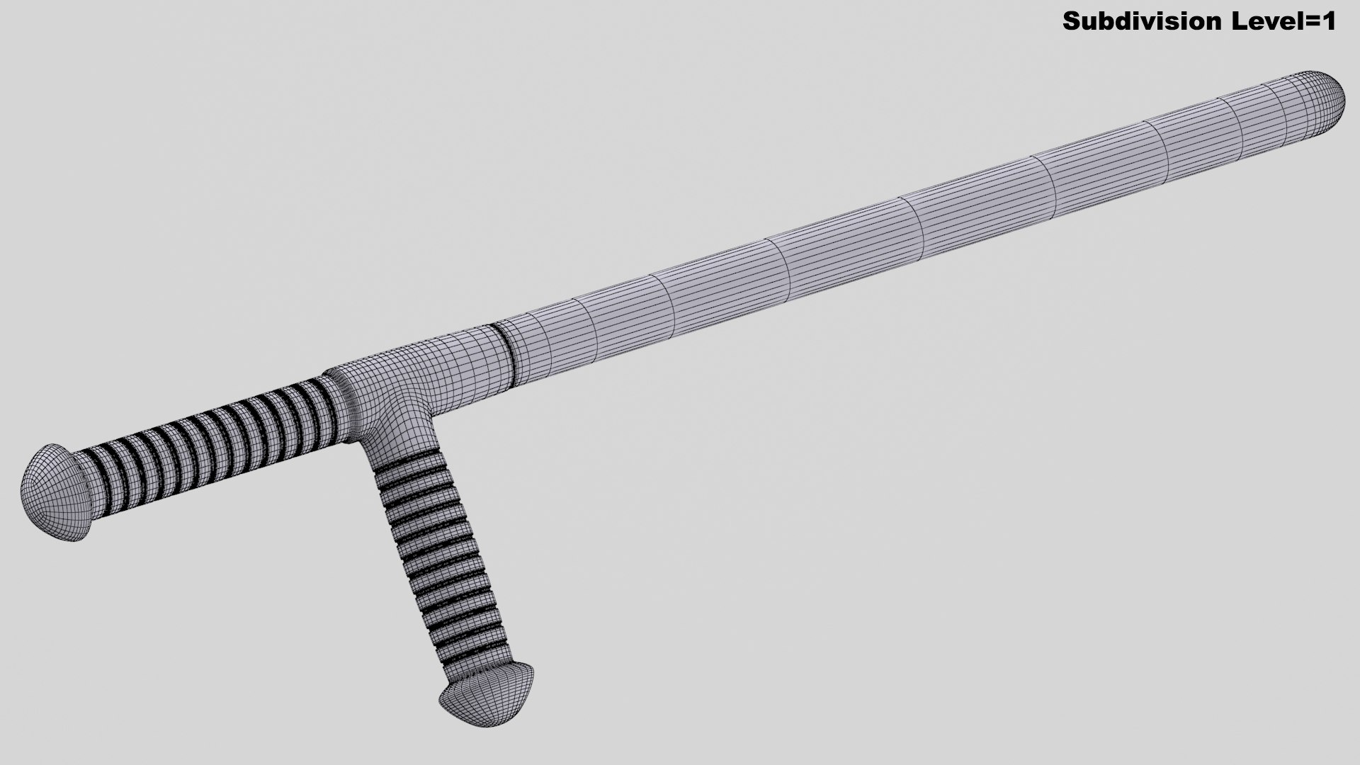 Police Baton 01 3D Model - TurboSquid 1866350