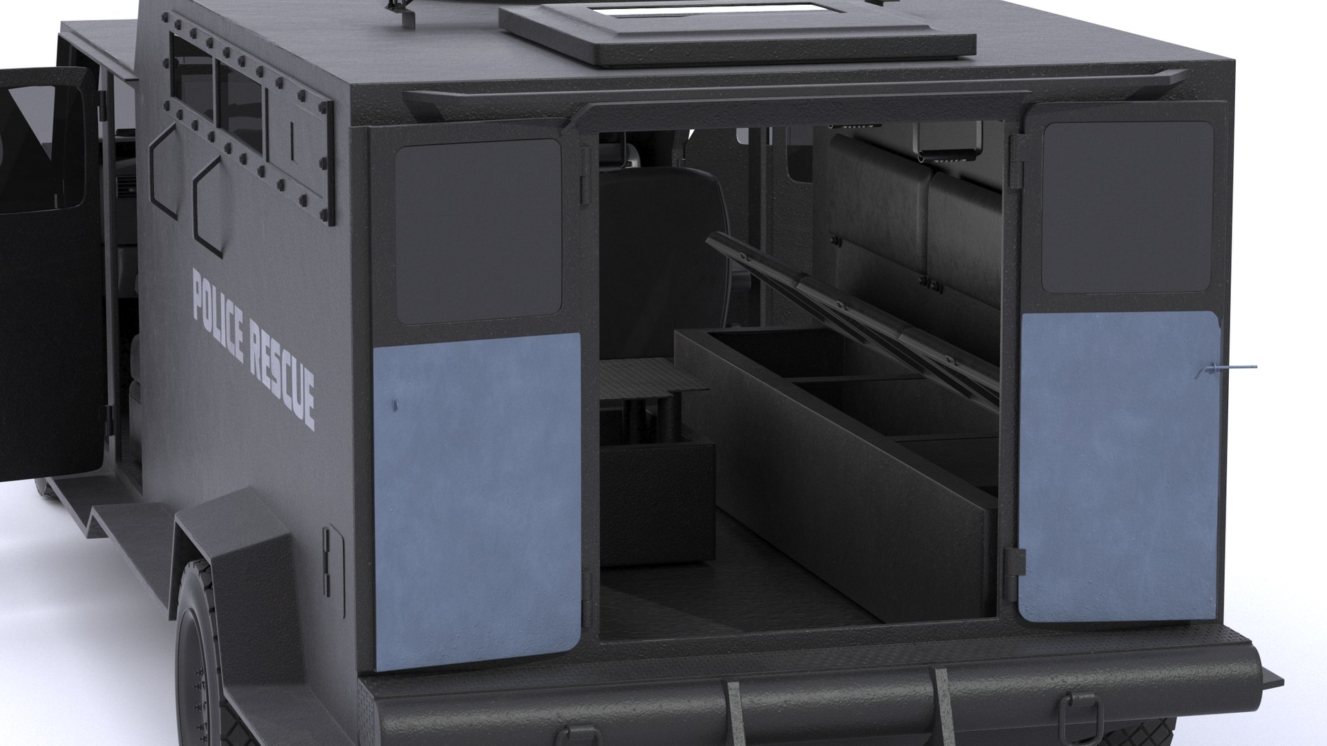 Alpine CUDA Armored Boxer Tactical SWAT 3D Model - TurboSquid 2415156