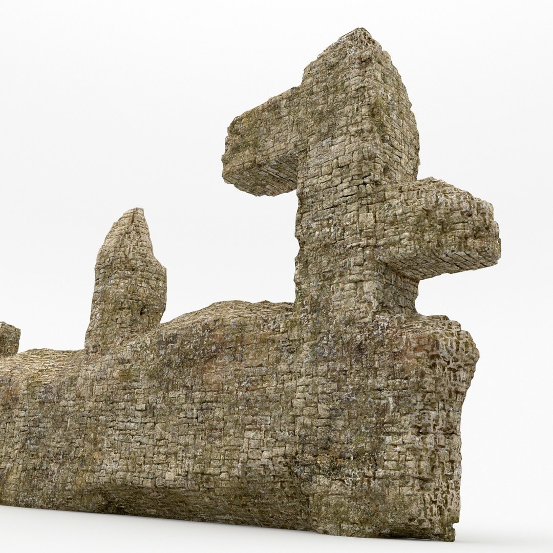 Stone Cliff 3d Model