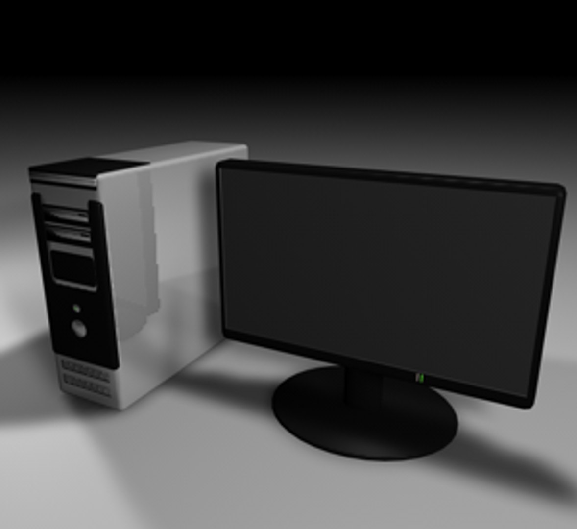 Desktop Computer Tower C4d