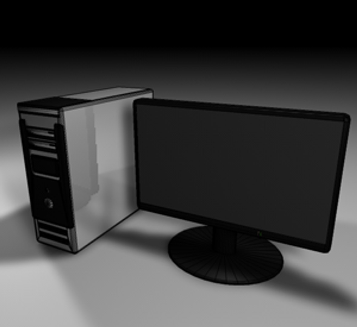 Desktop Computer Tower C4d
