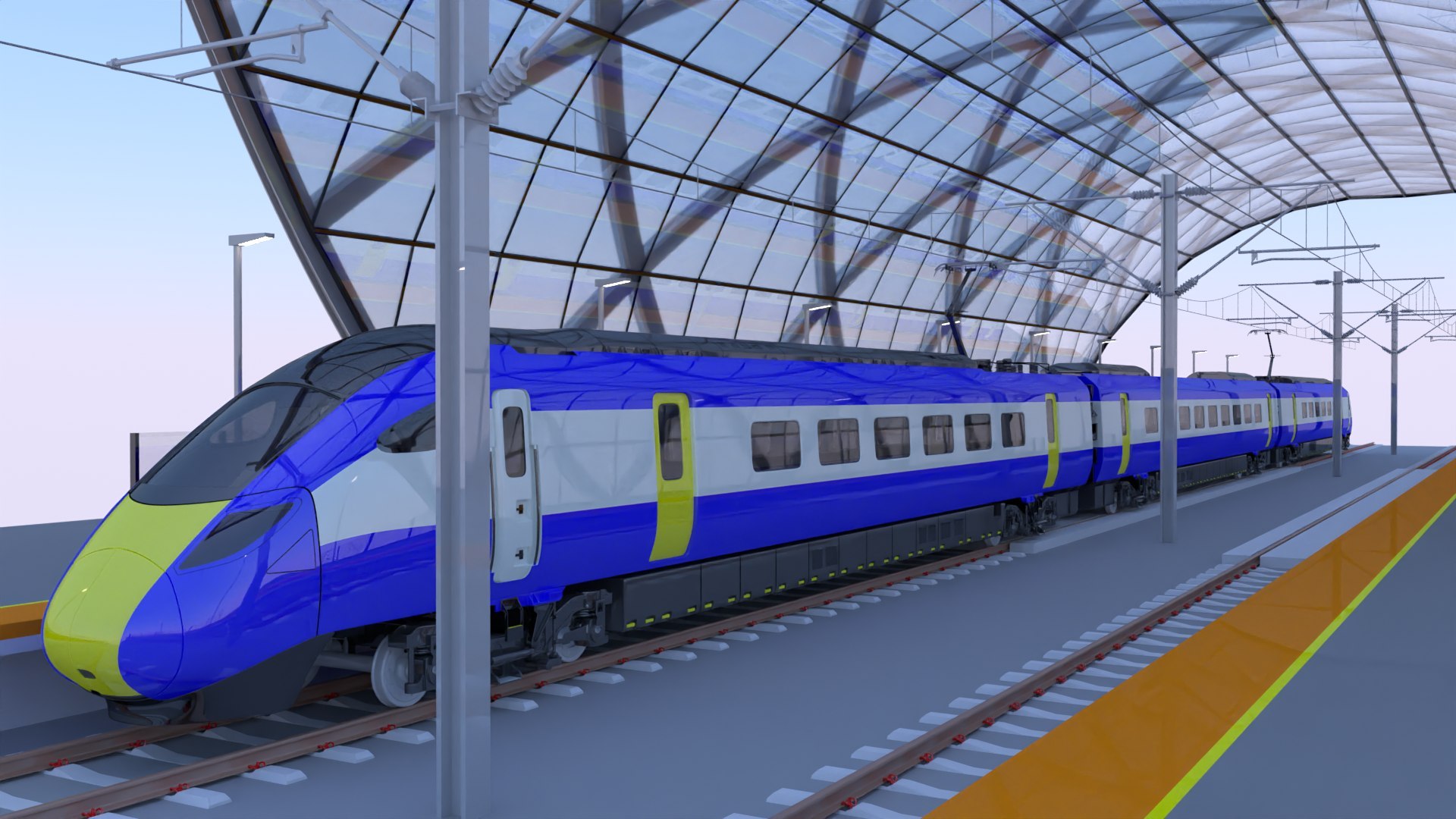 Hitachi Azuma UK Stations II 3D Model - TurboSquid 2396320