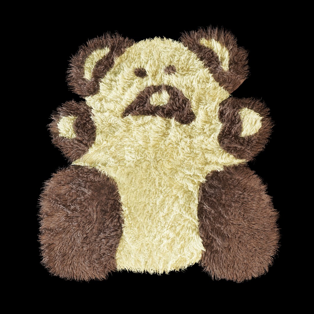 carpet bear obj