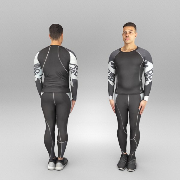 modelo 3d Hombre con uniforme de crossfit 412 - TurboSquid 2162095