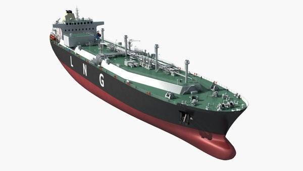 Navio-tanque de GNL Modelo 3D - TurboSquid 2117875