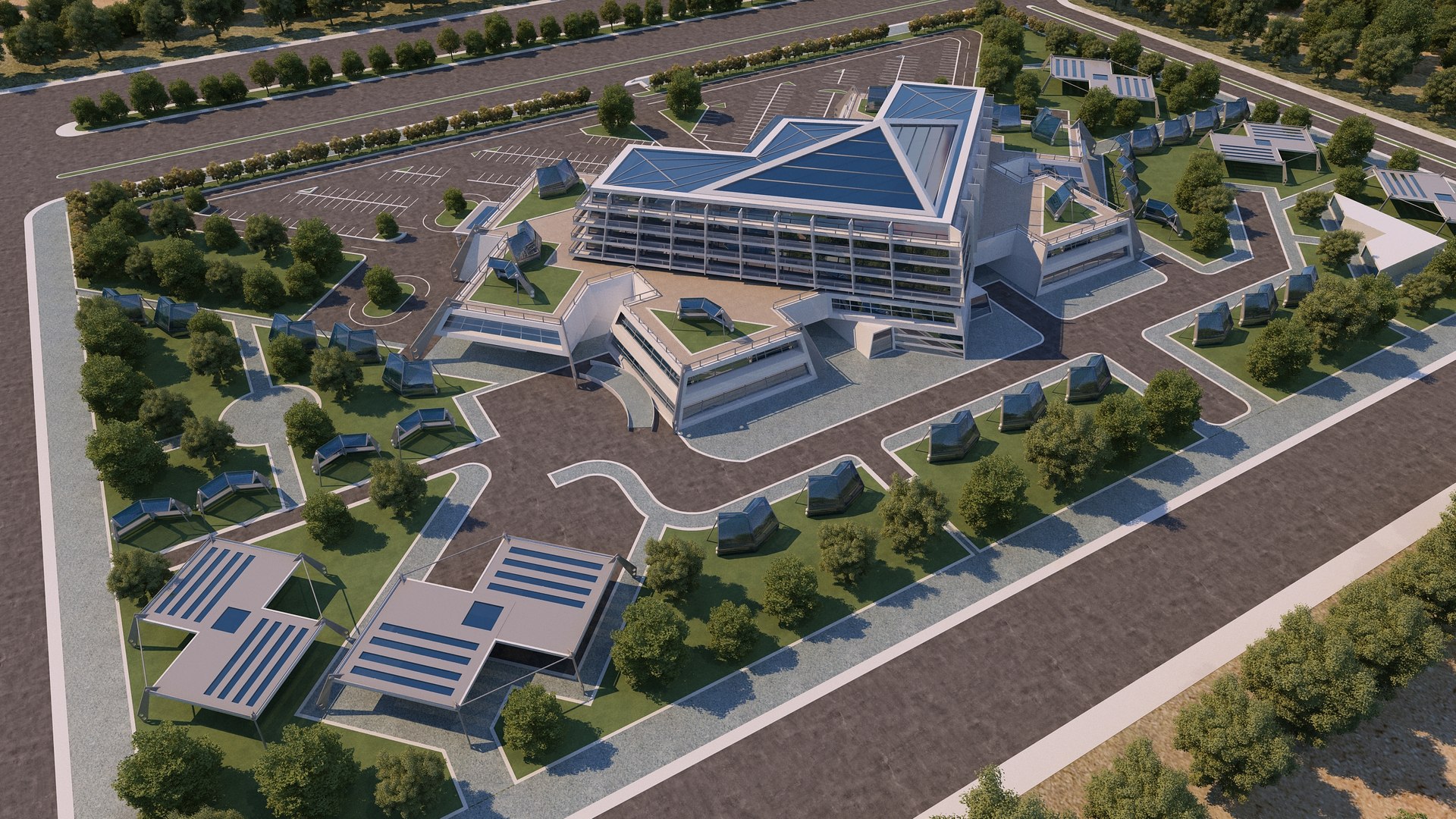0129 - Hospital Architecture Project 3D Model - TurboSquid 2236537