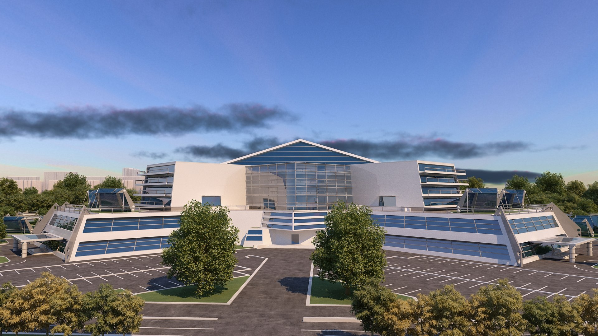 0129 - Hospital Architecture Project 3D Model - TurboSquid 2236537