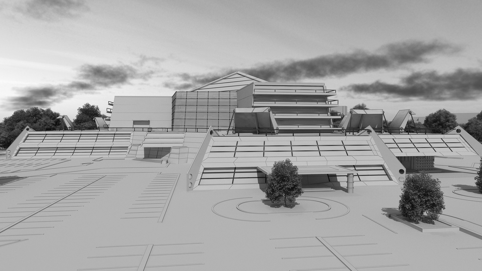 0129 - Hospital Architecture Project 3D Model - TurboSquid 2236537