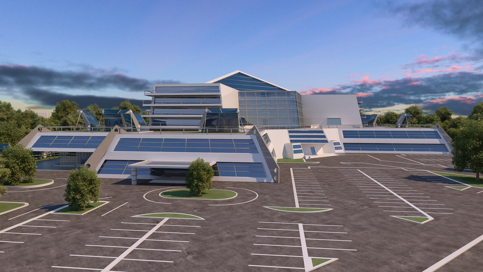 0129 - Hospital Architecture Project 3D Model - TurboSquid 2236537