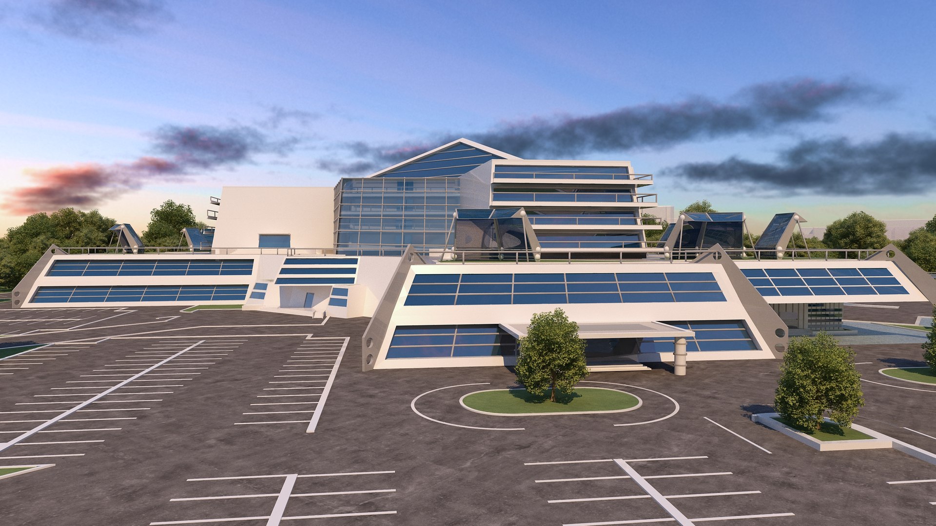 0129 - Hospital Architecture Project 3D Model - TurboSquid 2236537