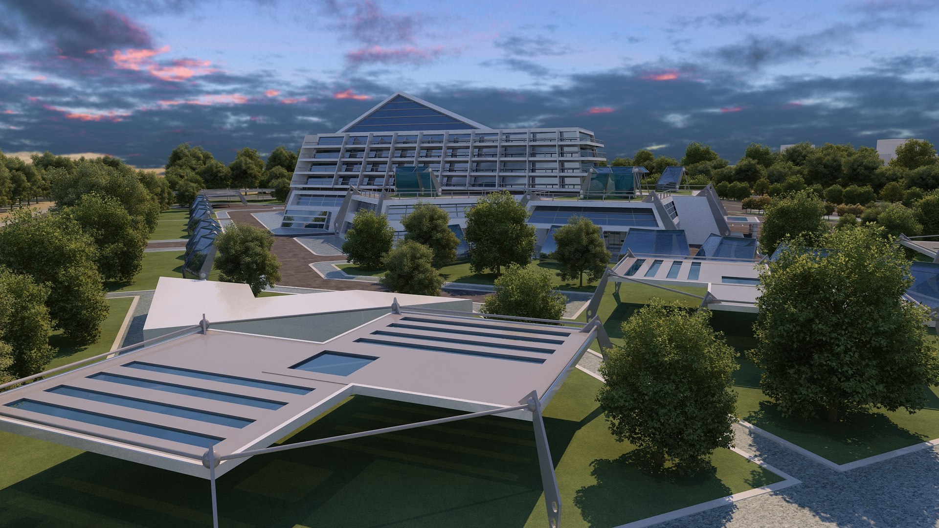 0129 - Hospital Architecture Project 3D Model - TurboSquid 2236537