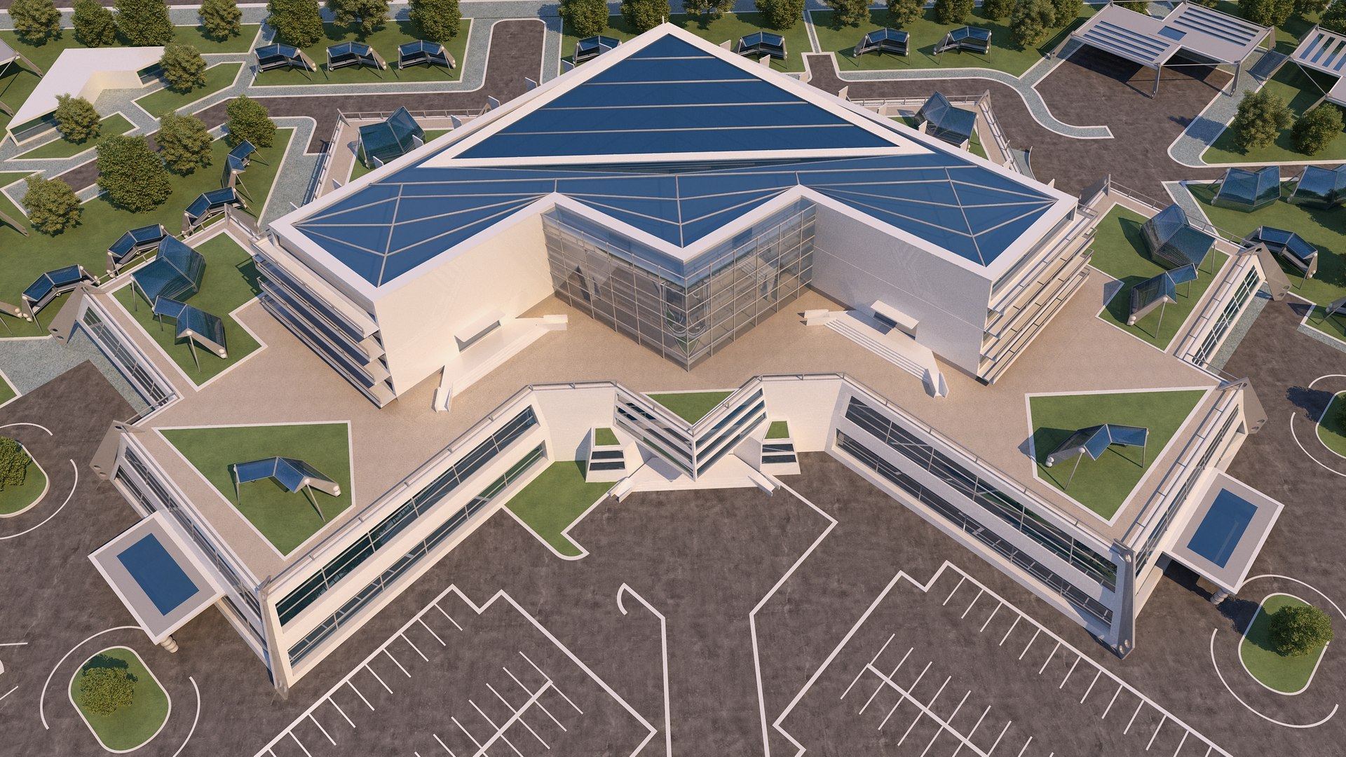 0129 - Hospital Architecture Project 3D Model - TurboSquid 2236537