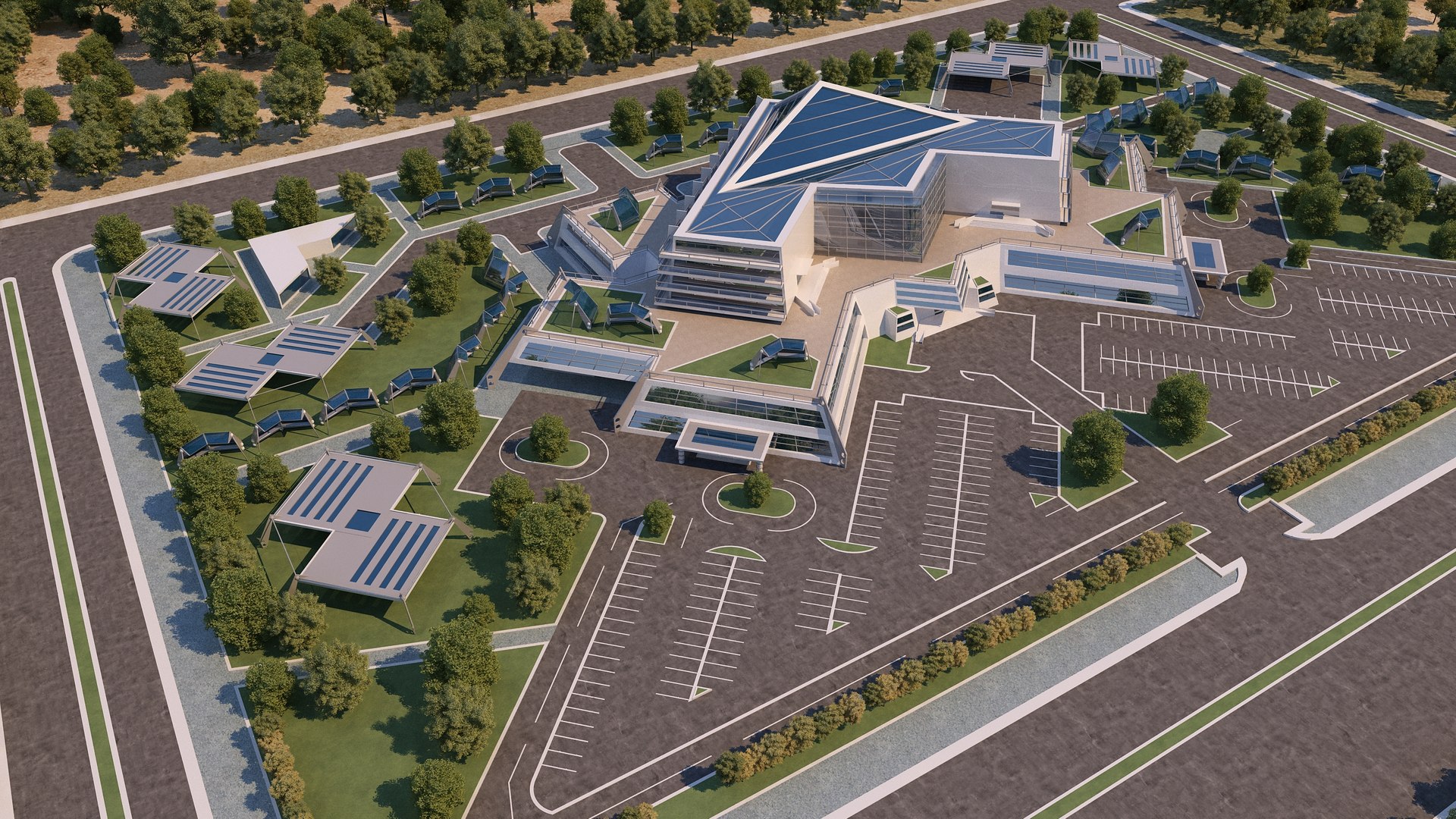 0129 - Hospital Architecture Project 3D Model - TurboSquid 2236537