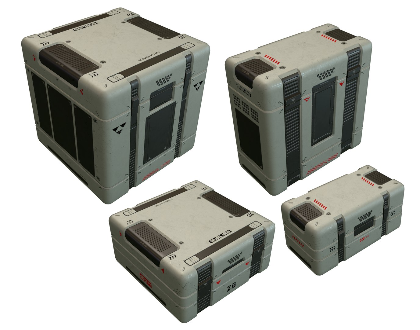 sci fi box 3d max