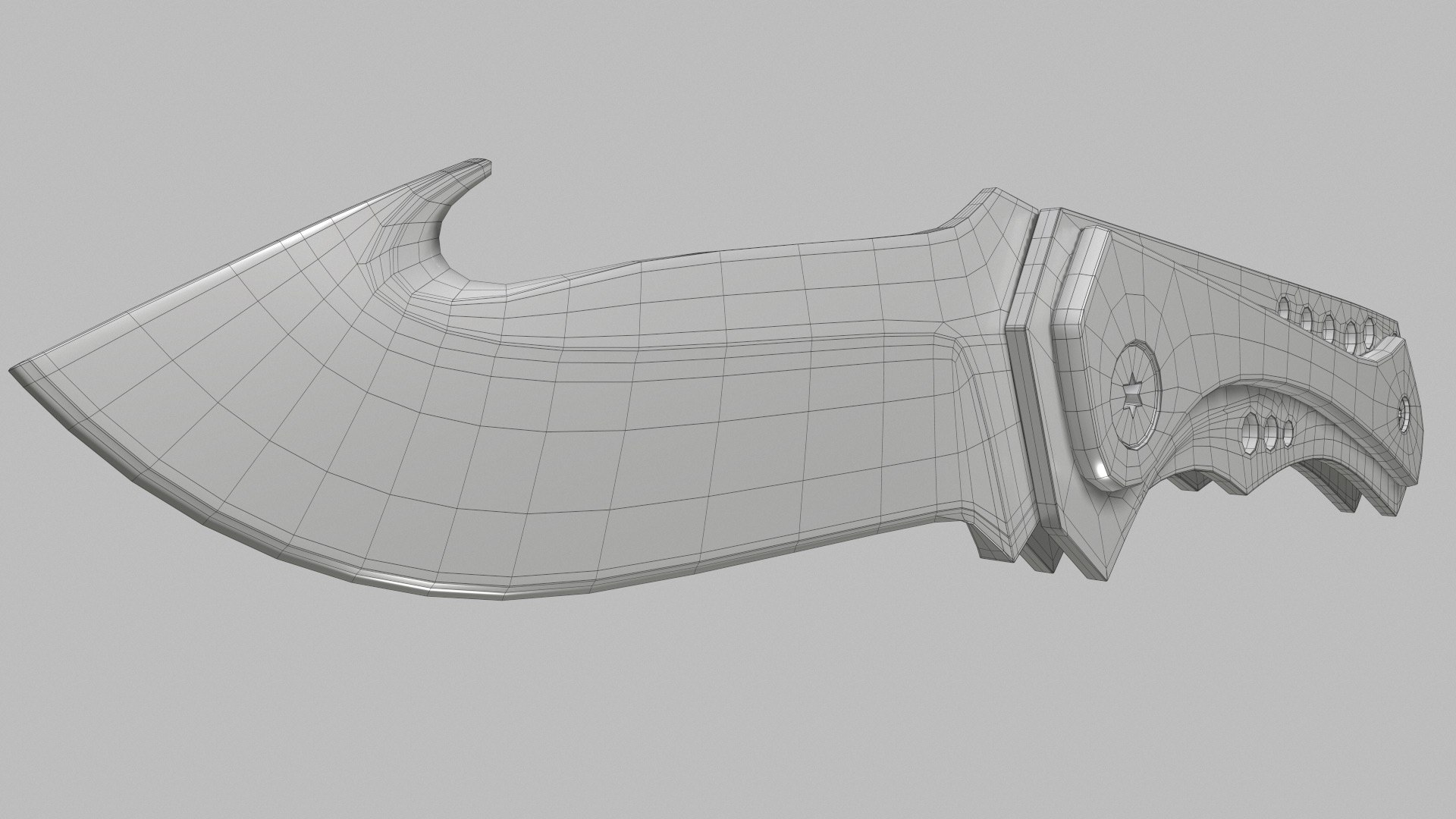 Pocket Folding Knife Blade 3D - TurboSquid 1539942