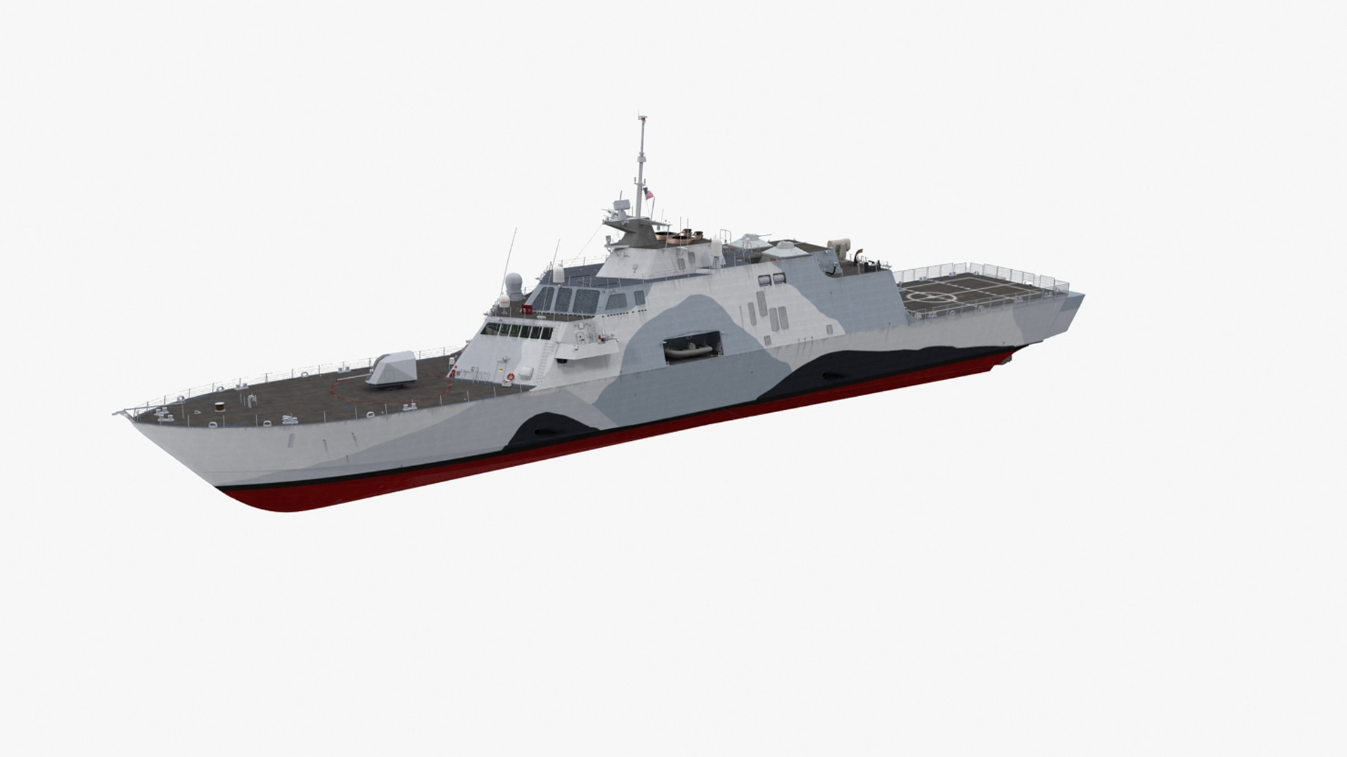 3D Littoral Combat Ship USS Freedom LCS-1 Rigged - TurboSquid 2386259