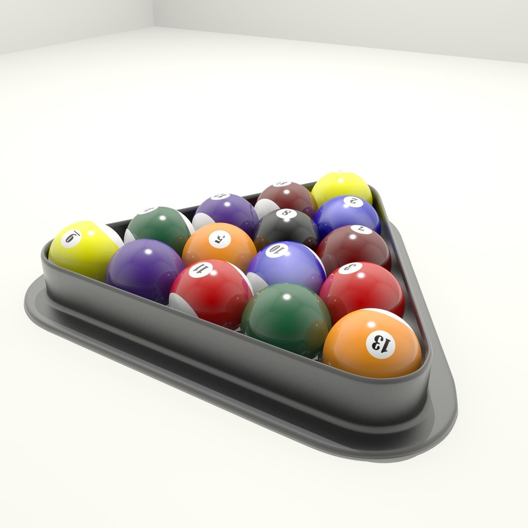 modelo 3d Bolas de billar - TurboSquid 749664