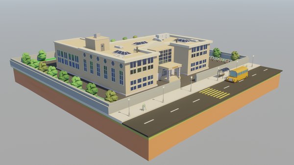 Free Blender School Models | TurboSquid