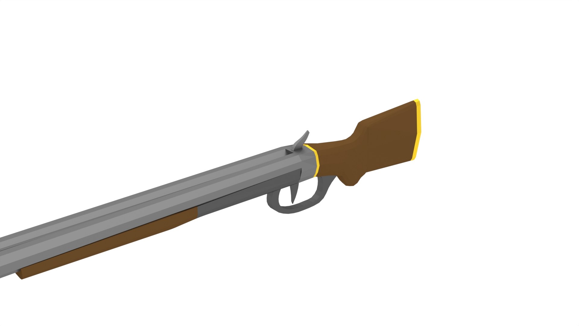 Low Poly Western Guns Model - TurboSquid 2036903