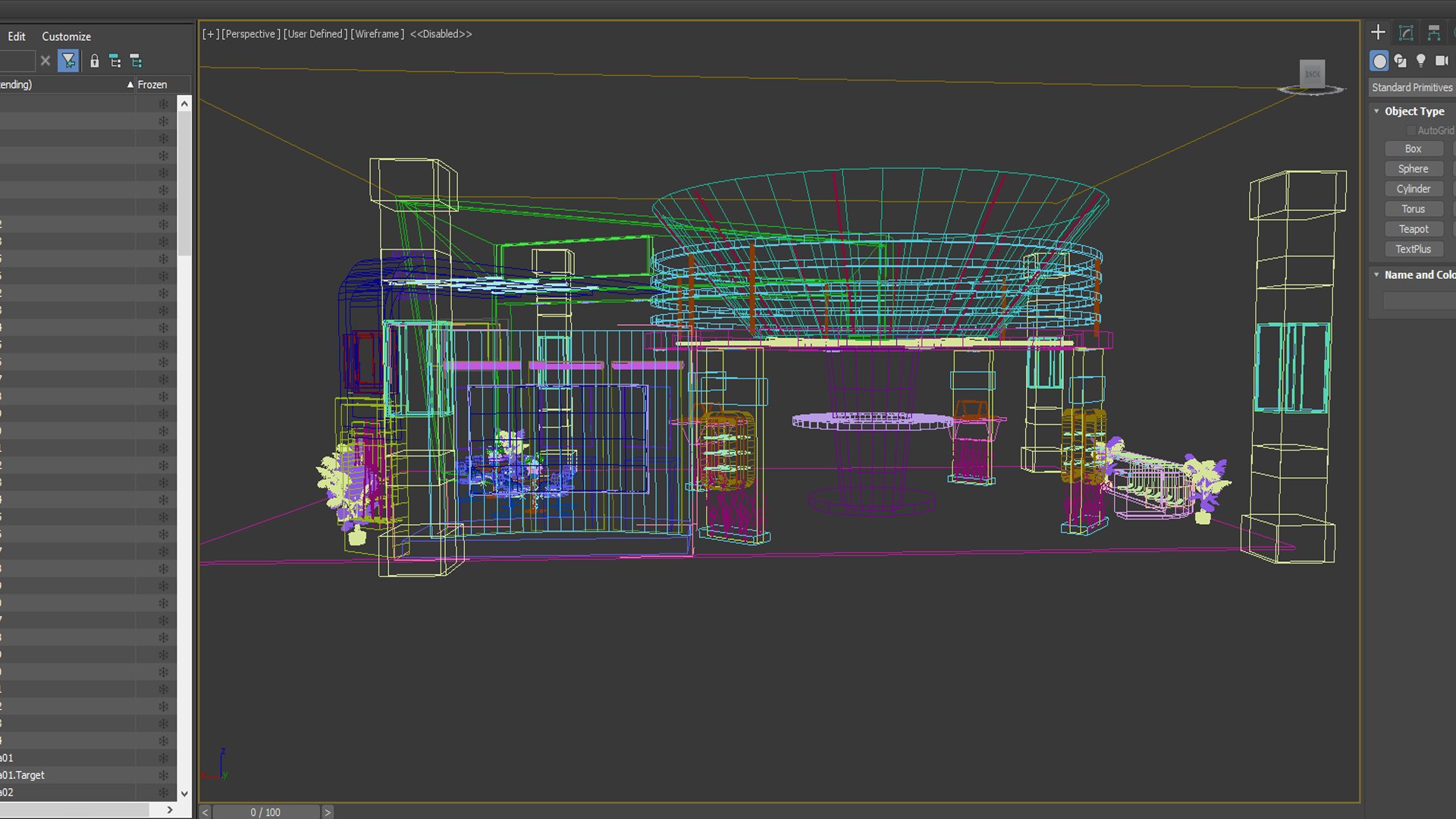 4 Side Open Stand 3D Model - TurboSquid 1995167