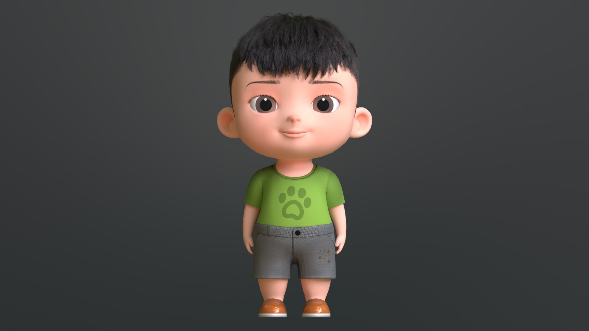 3D Model Cartoon Baby Character - TurboSquid 2278836