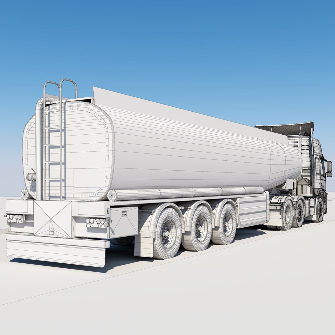 fm 6x2 fuel tank 3d model