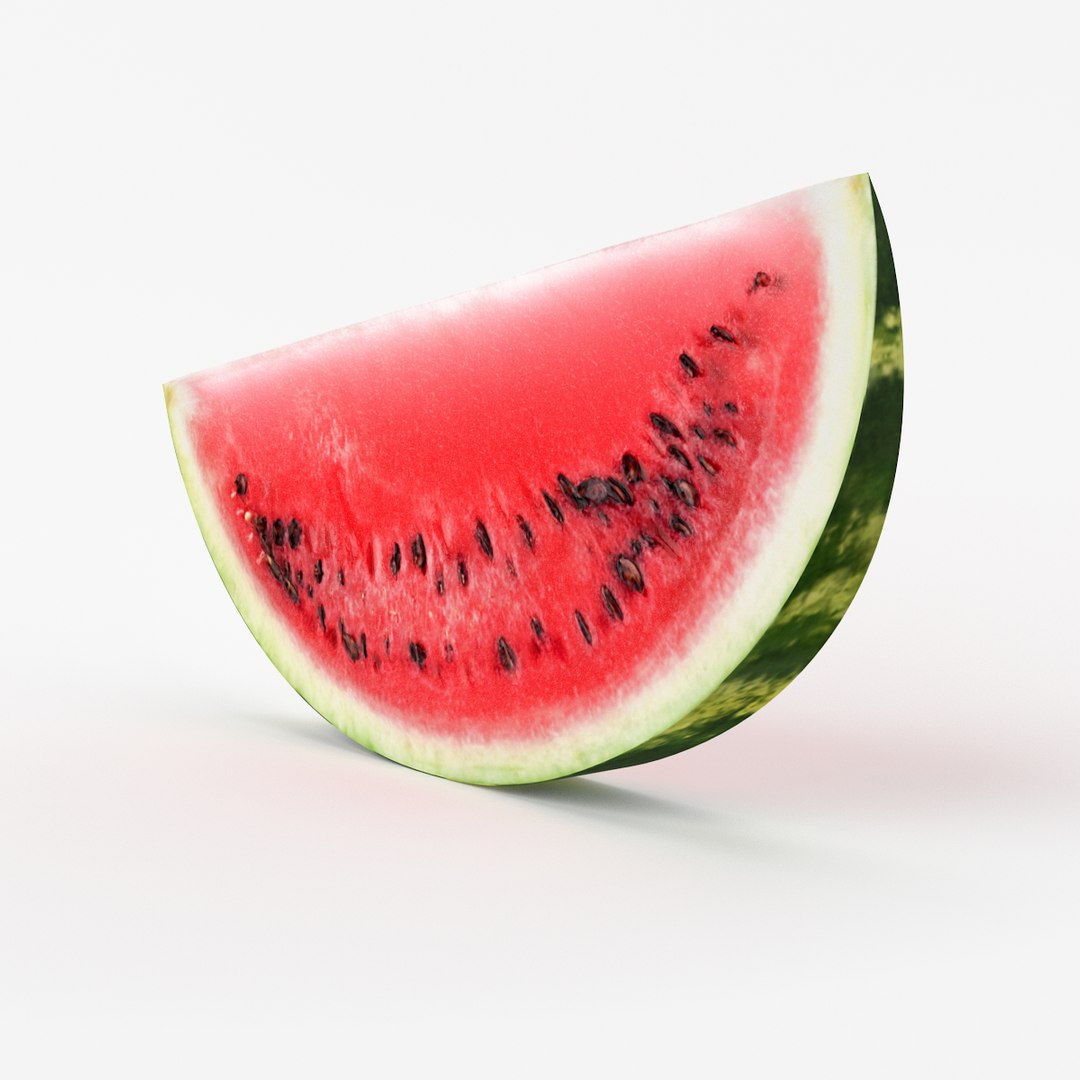 Realistic Watermelon Real 3d Model