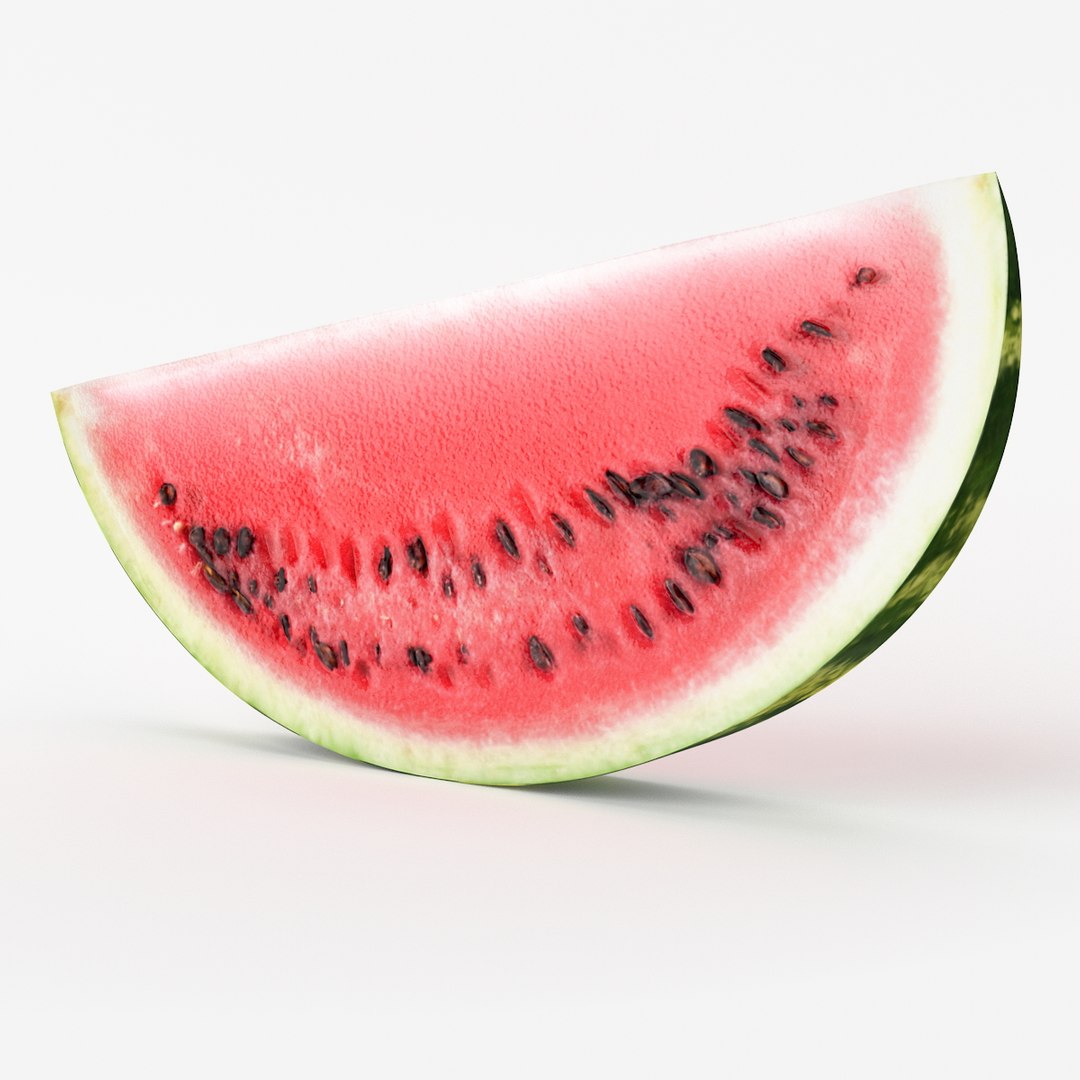 Realistic Watermelon Real 3d Model