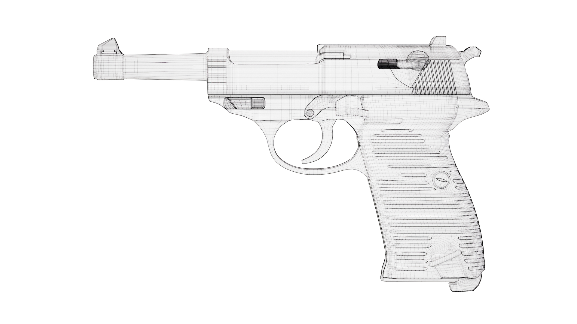 Walther P38 Pistol 3D - TurboSquid 1761653