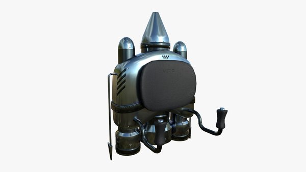 Jetpack D06 Chrome - SciFi Character Design model - TurboSquid 1961153
