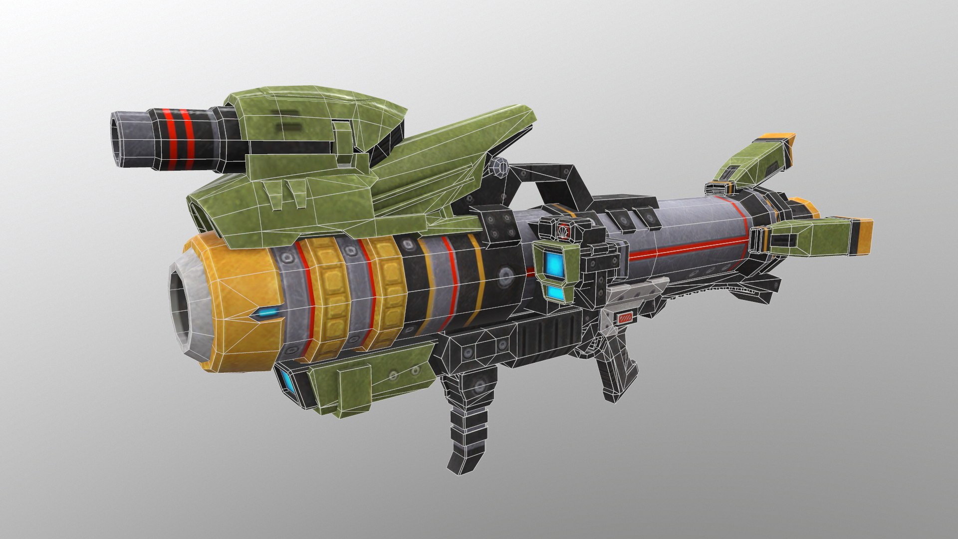Nuclear Missile Launcher Level 3 3D Model - TurboSquid 2191878