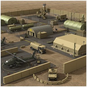 3D Military Base Models - Browse & Download Formats - TurboSquid
