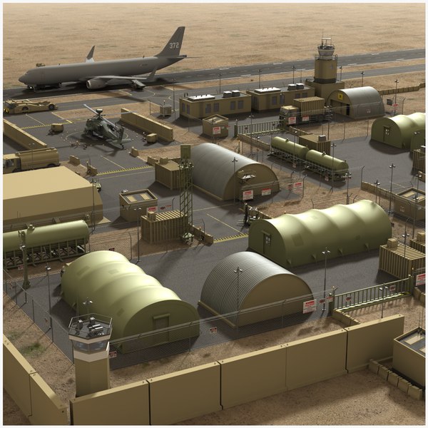 modelo 3d Military base HD - TurboSquid 2075336