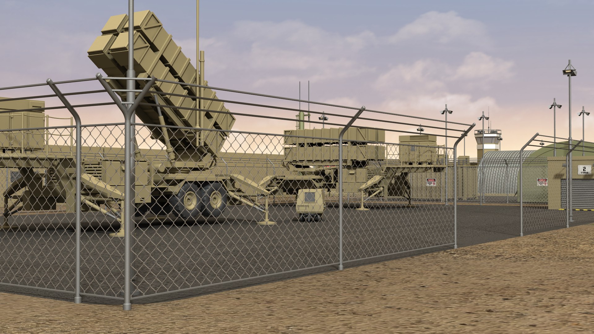 Military base HD 3D model - TurboSquid 2075336
