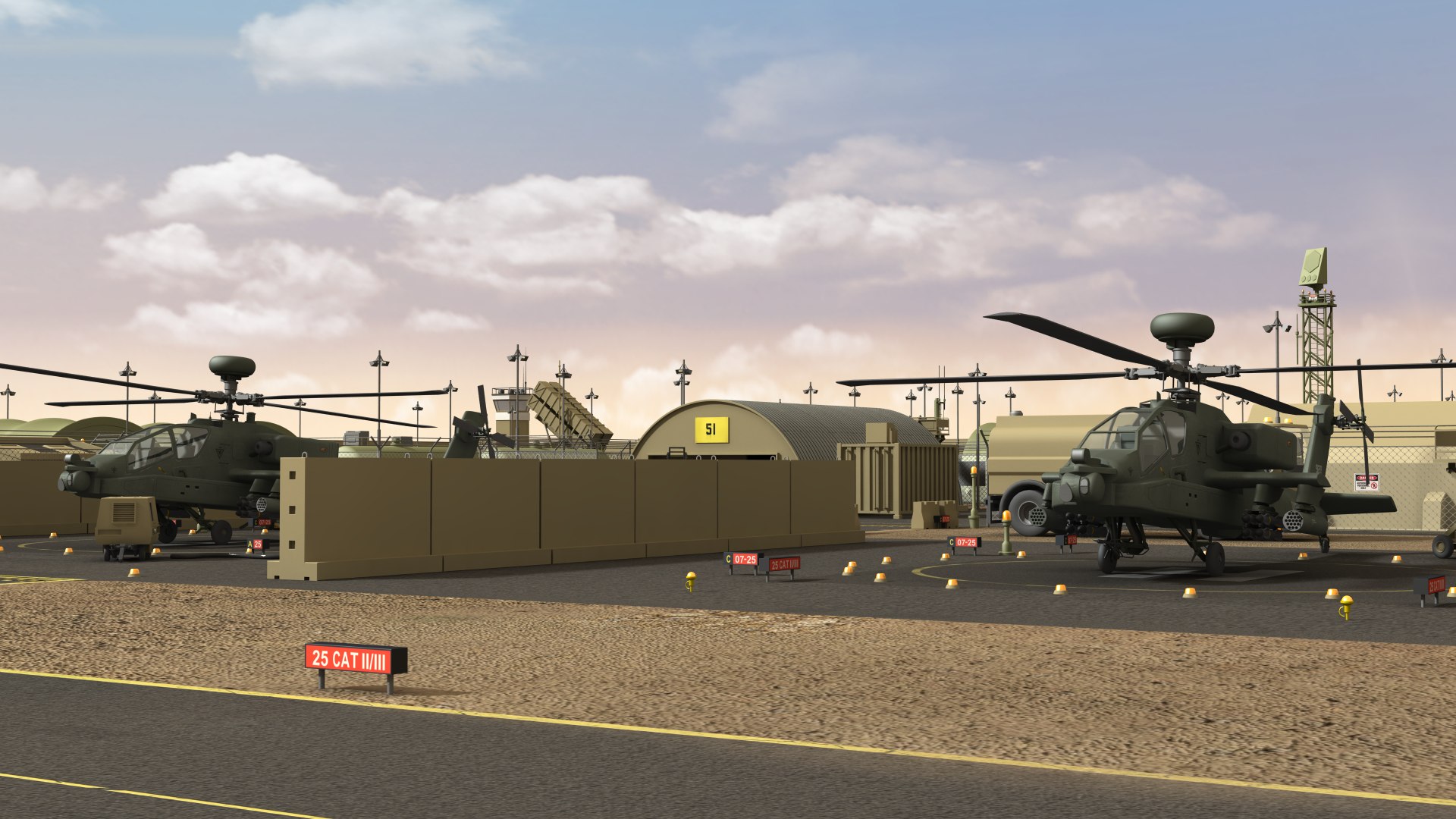 Military base HD 3D model - TurboSquid 2075336