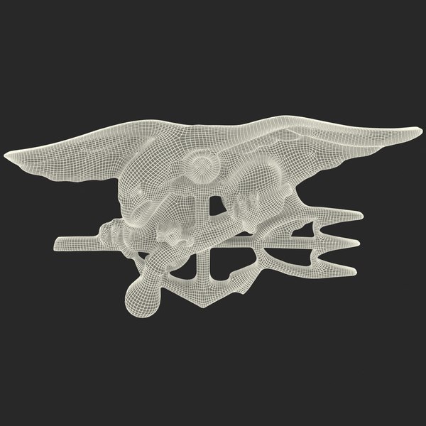 3d model navy seals insignia