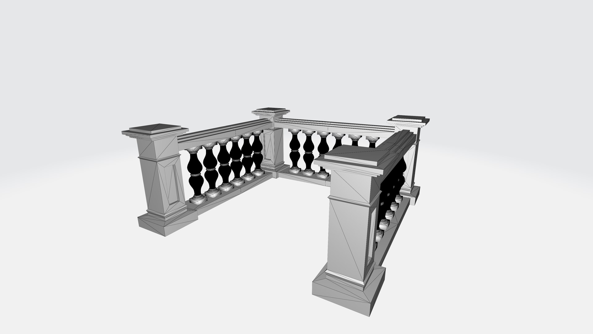 3D Classic Balustrade Patterns In 3D Model - TurboSquid 2183752